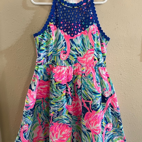 Lilly Pulitzer | Dresses | Lilly Pulitzer Girls Flamingo Dress With ...